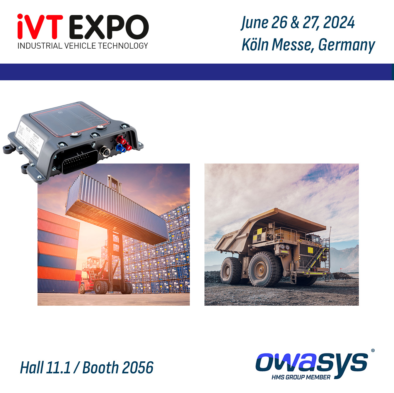 Owasys, at the iVT Expo in Cologne, Germany - owasys
